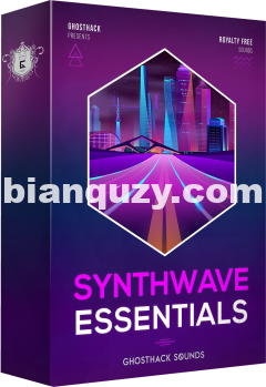 合成波声音和循环 - Ghosthack Sounds Synthwave Essentials WAV MiDi-DISCOVER - 编曲资源