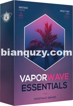 催眠的汽波声音和循环 - Ghosthack Sounds Vaporwave Essentials WAV MiDi-DISCOVER - 编曲资源