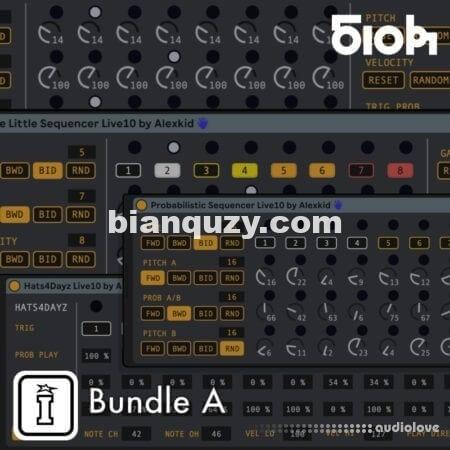Isotonik Studios Alexkid Sequencer Bundle A [Max for Live] - 编曲资源
