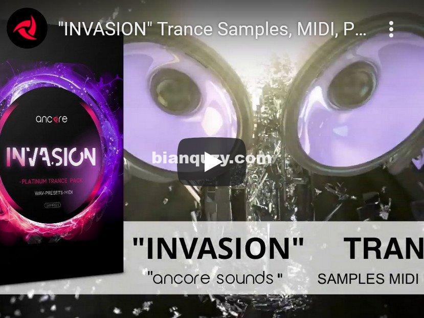 Ancore Sounds INVASION Trance WAV MiDi SYNTH PRESETS-DISCOVER - 编曲资源