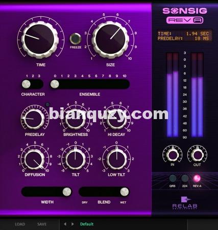 华丽的混响插件 - ReLab Sonsig Rev-A v1.0.1 [WiN] - 编曲资源