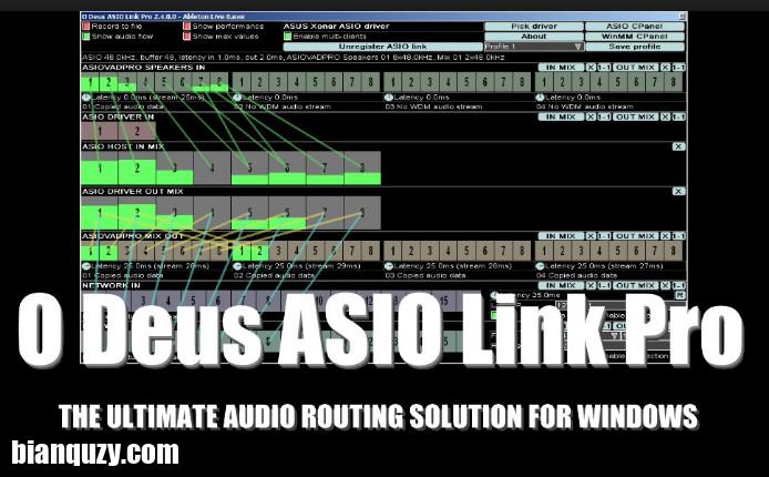 超级驱动/万能跳线 - O Deus ASIO Link Pro v2.4.2 WIN - 编曲资源