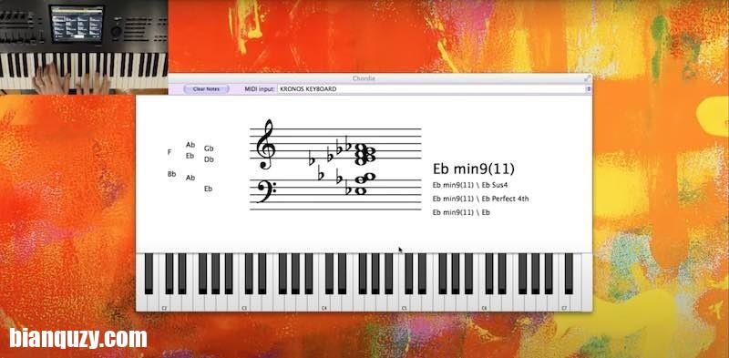 和弦显示器 CHORDIE APP chordie 方便录制网课实时显示演奏和弦 自动识别和弦工具 - 编曲资源