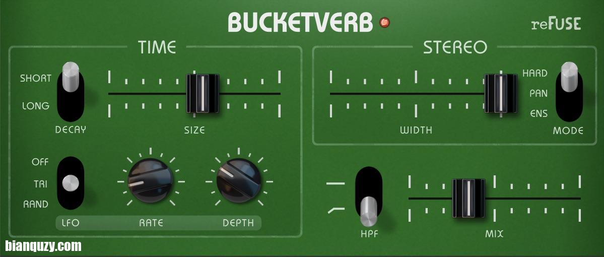 reFuse Software Bucketverb v1.1.0 & Lowender v1.5.0 WIN - 编曲资源