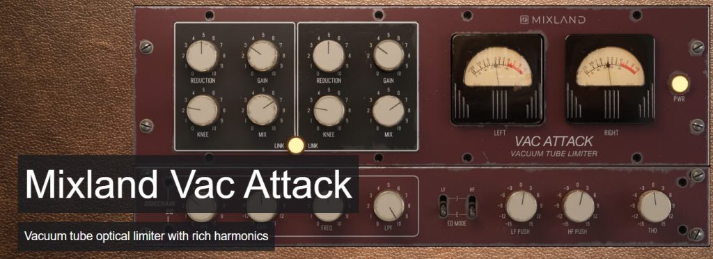 模拟模型光学限幅器 Plugin Alliance & Mixland Vac Attack v1.0.0 WIN - 编曲资源